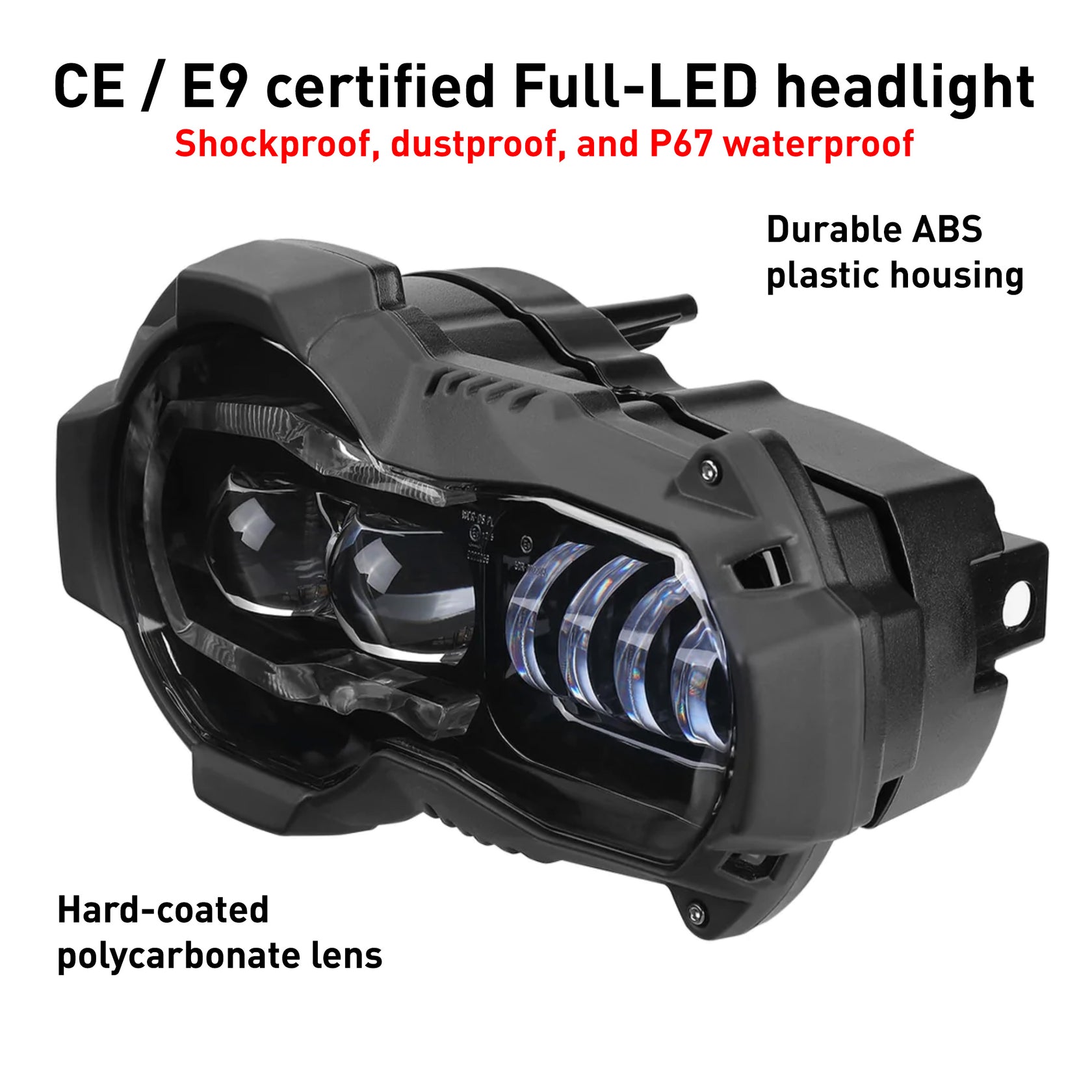 BMW R1200GS/R1200GS Adventure Full-LED Headlight (E-MARK) – ADV-PRO